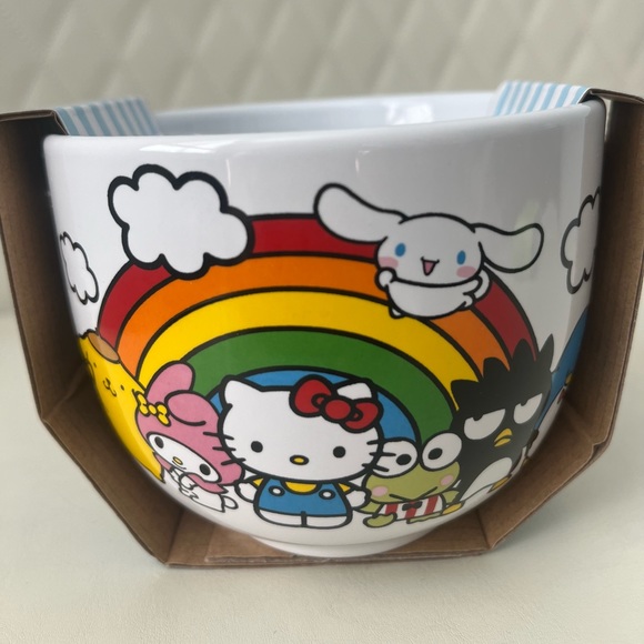 Hello Kitty | Dining | Hello Kitty And Friends Ceramic Bowl With ...